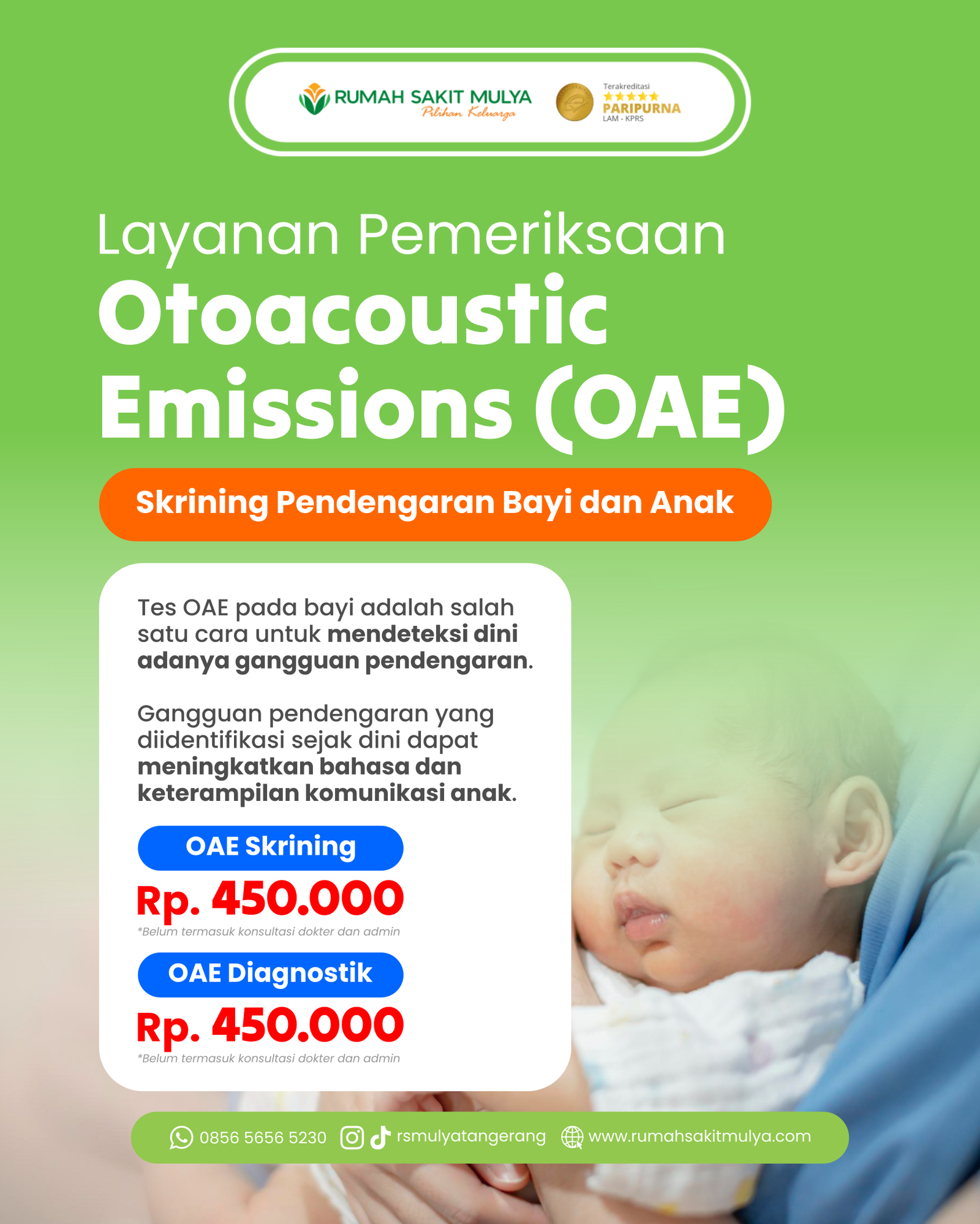 Tes OAE - Deteksi Dini Gangguan Pendengaran Bayi dan Anak